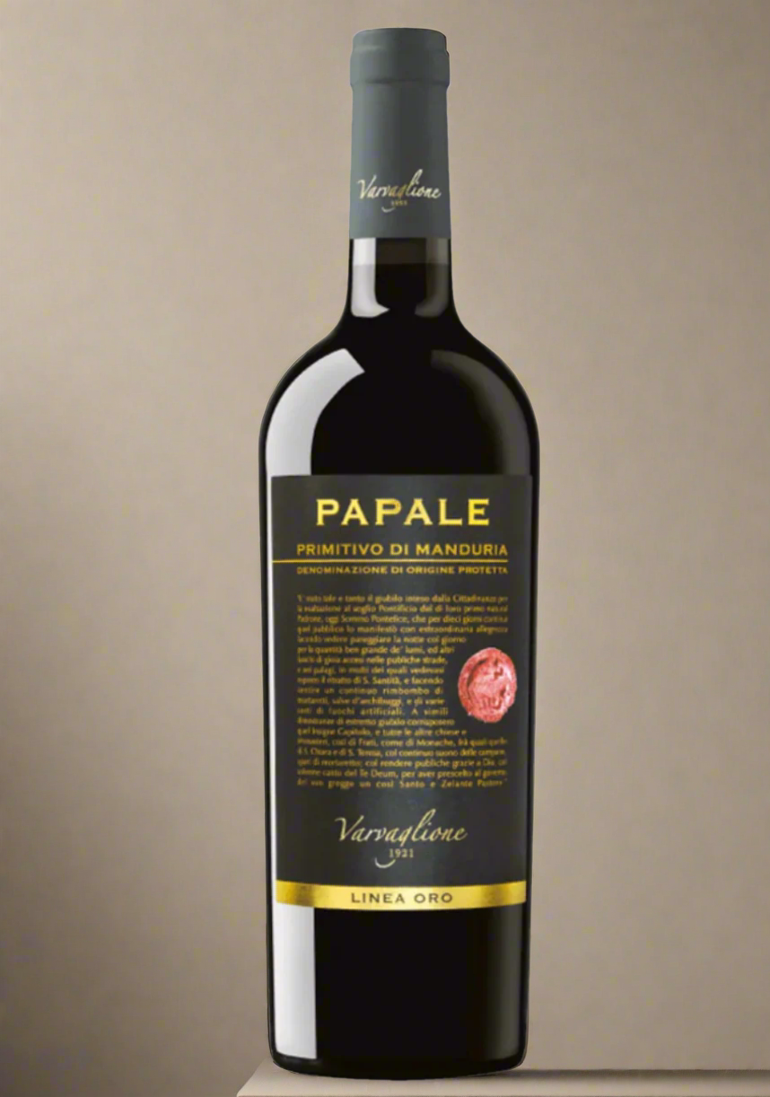 Varvaglione Papale 'Linea Oro' Primitivo di Manduria – Grevillea Wines